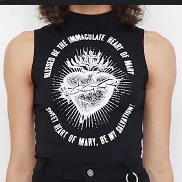 mary wyatt | Tops | Mary Wyatt Immaculate Heart Tank | Poshmark